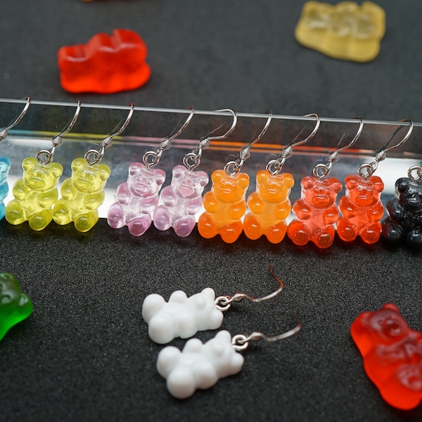 Gummy Bear Earrings - Etsy