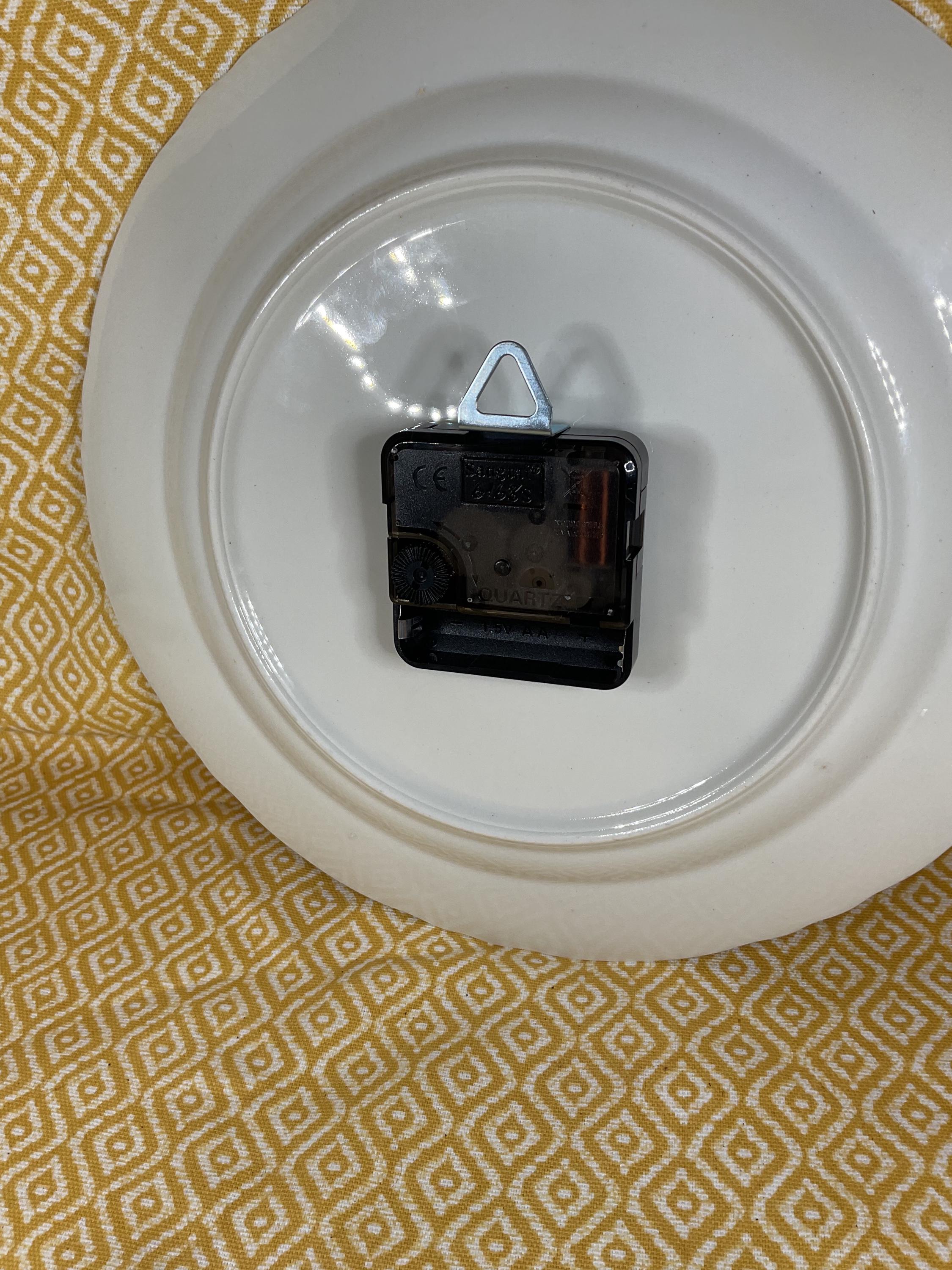 Vintage Upcycled Clock Plate - Etsy