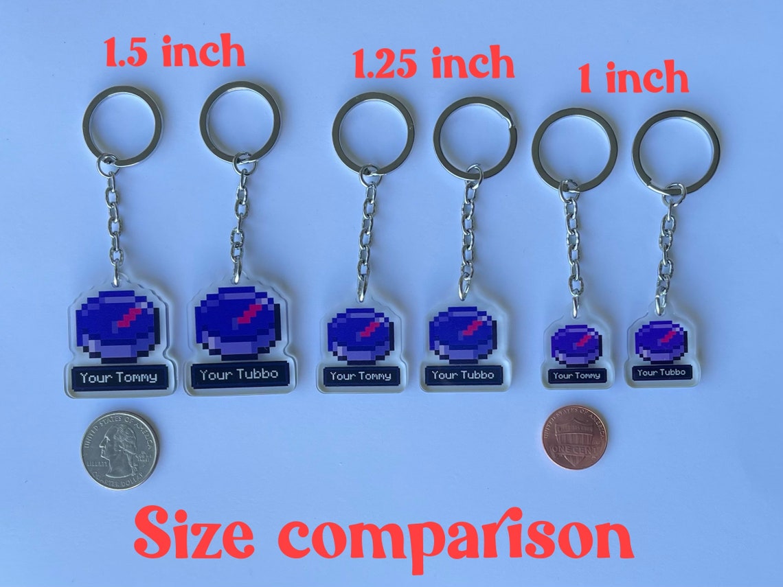 Your Tommy & Your Tubbo Compass Keychains and Pins MCYT - Etsy