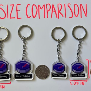 Discounted MISPRINT Your Tommy & Your Tubbo Compass Keychains - MCYT ...