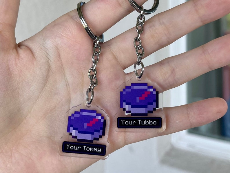 Your Tommy & Your Tubbo Compass Keychains and Pins MCYT - Etsy