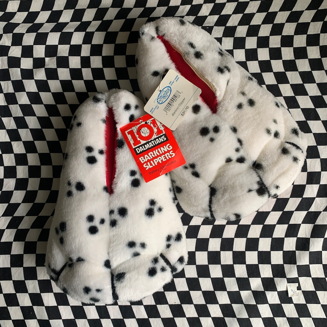 NEW Vintage Disney 101 Dalmatians Barking Slippers Working - Etsy