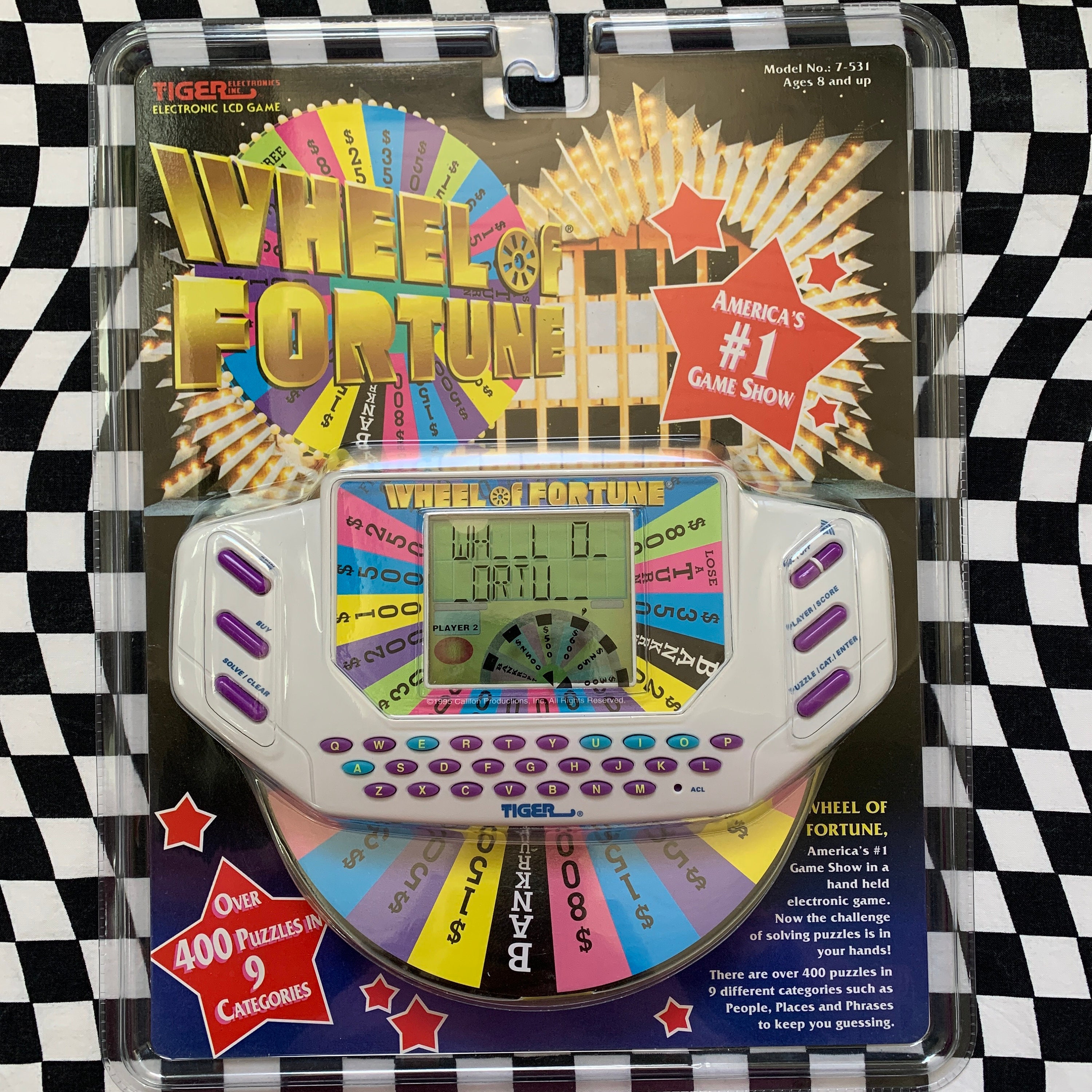 Vintage New Tiger Wheel of Fortune Electronic Game - Etsy