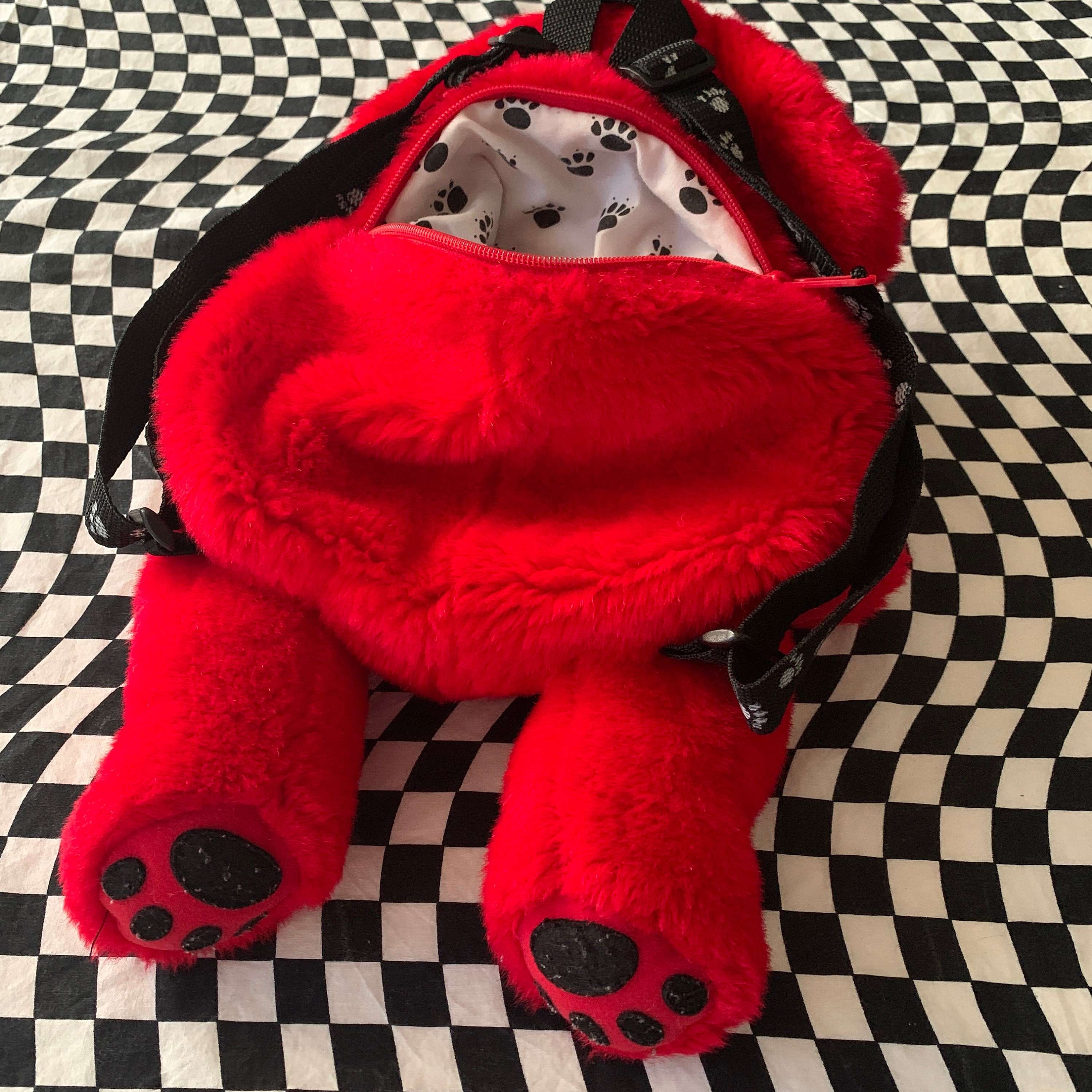 Vintage Clifford the Big Red Dog Backpack Plush Backpack - Etsy