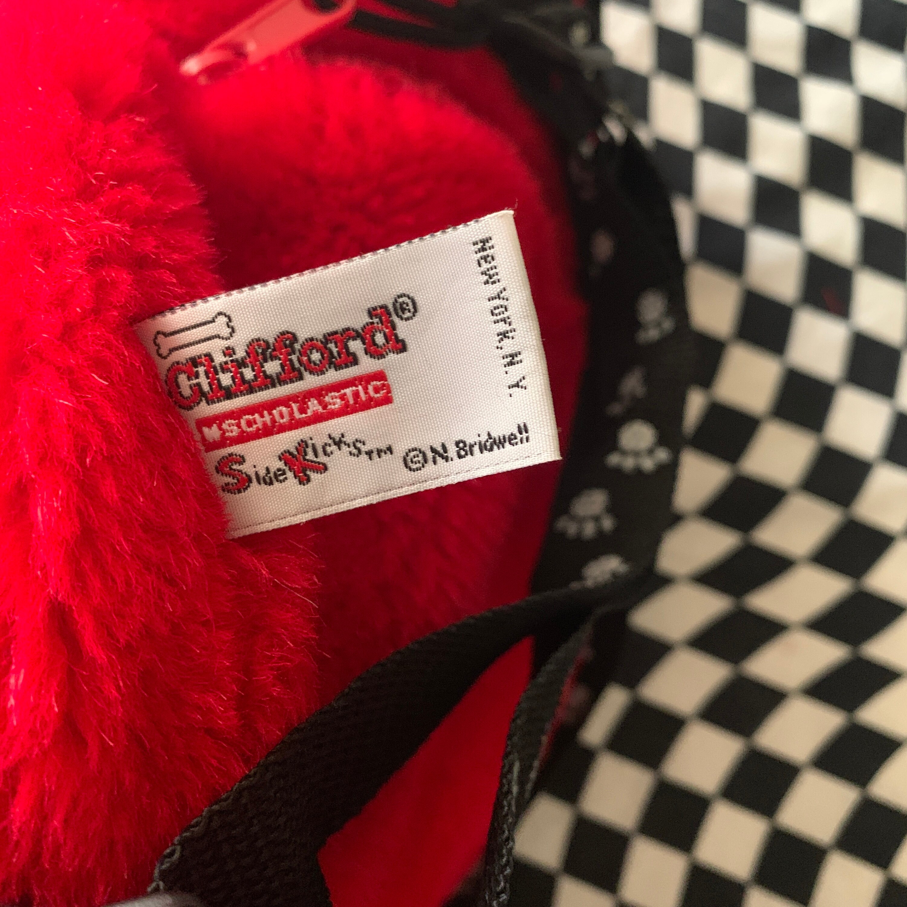 Vintage Clifford the Big Red Dog Backpack Plush Backpack - Etsy