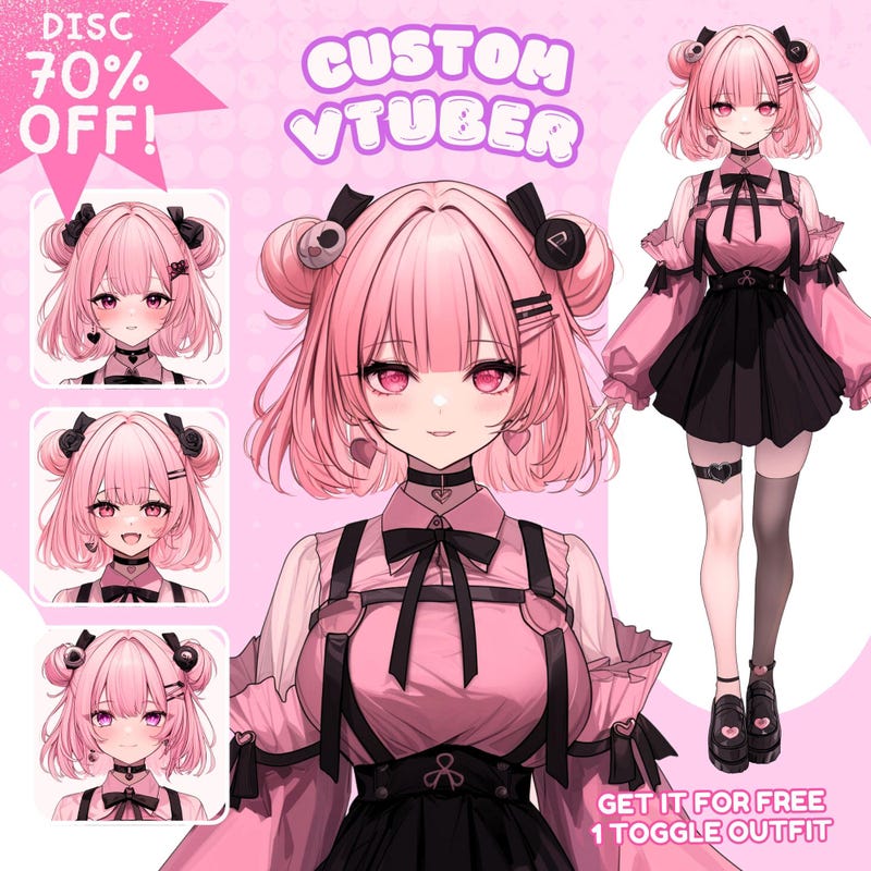 2d Vtuber Model - Etsy