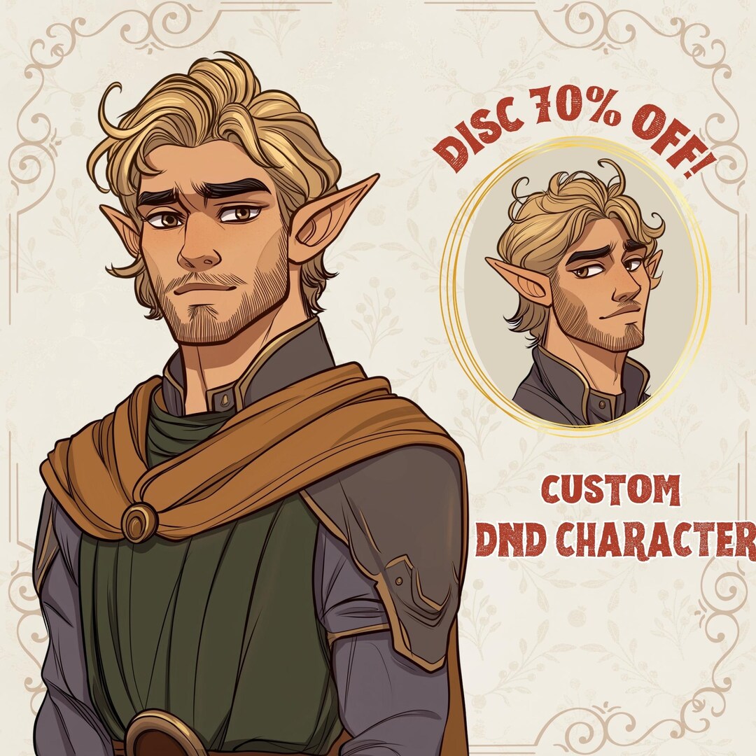 CUSTOM DND CHARACTER| Dnd Character Commission, Dungeons and Dragons ...