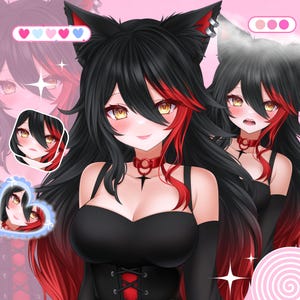 Custom Pngtuber Model| Custom Pngtuber Avatar, Pngtuber Model, Pngtuber ...