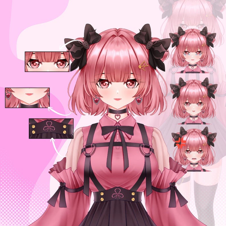 Custom Live2d Vtuber Model| Streaming Avatar Commission, Vtuber Male ...