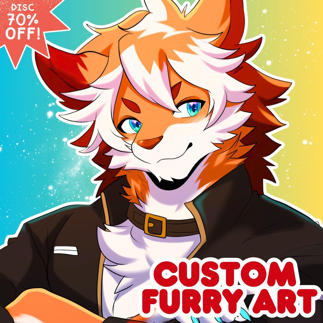 Fursona Commission | Custom Furry PFP Avatar, Hand Drawn Anthro ...