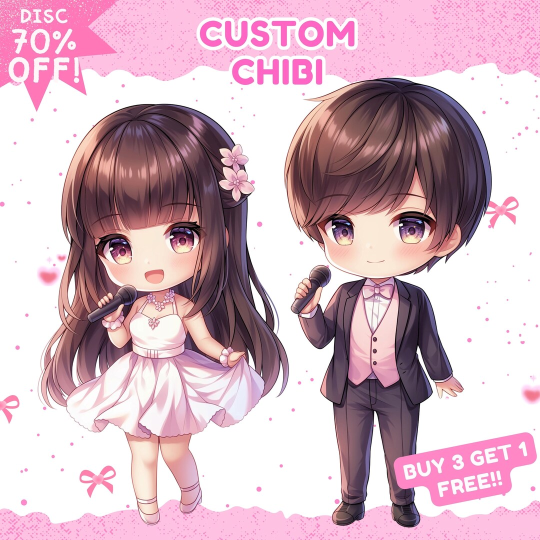 CUSTOM Chibi| Chibi Character, Chibi Commission, Chibi Illustration ...