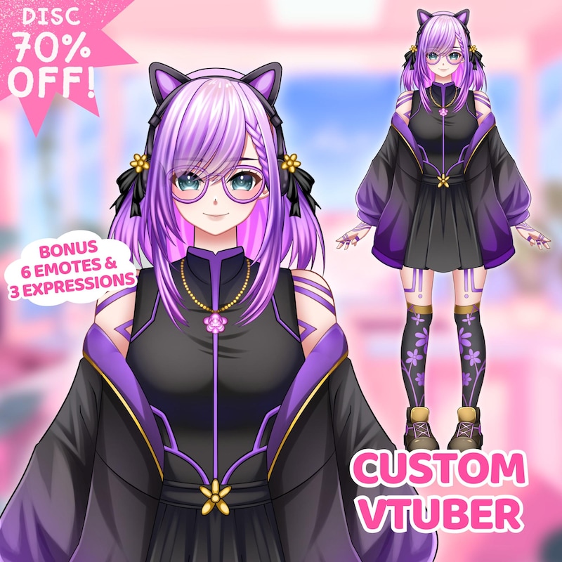 Vtuber Commission - Etsy
