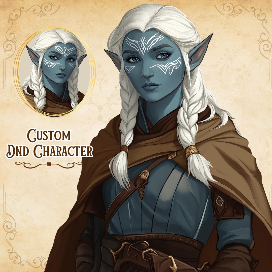 Custom Dnd Character L Custom Dnd Potrait, RPG Character, Dnd Character ...