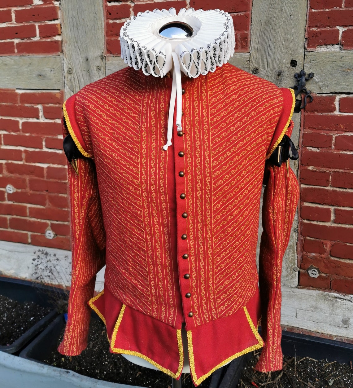 Renaissance Ruff Elizabethan Collar Tudor Ruff Custom size | Etsy