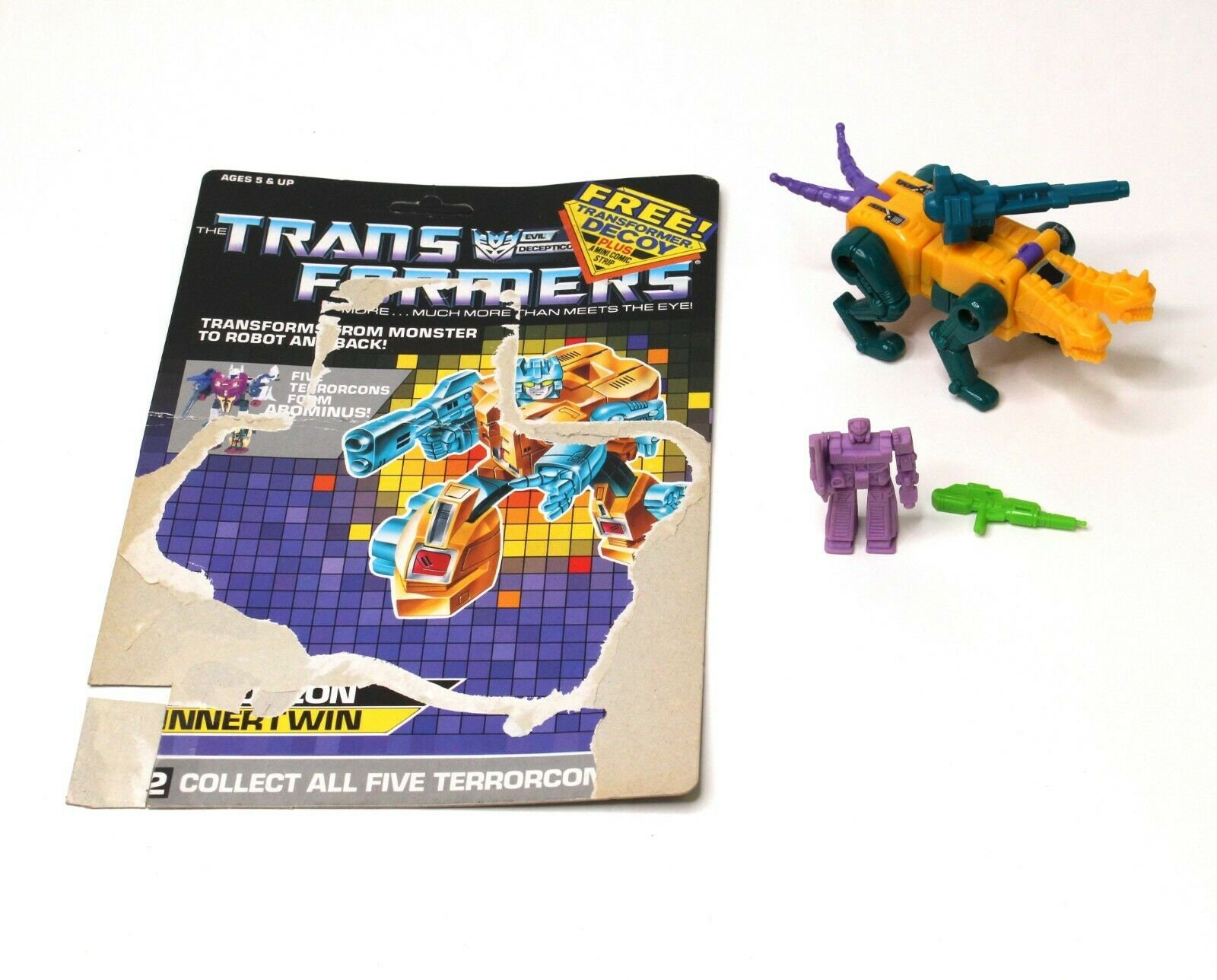 Vintage Transformers G1 TERRORCON SINNERTWIN 1987 Hasbro 80's Toys - Etsy