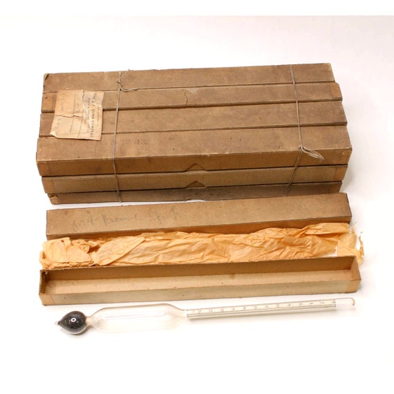 12 Antique Baume Scale Hydrometer Heavier Liquids 1.000-1.200 | Etsy