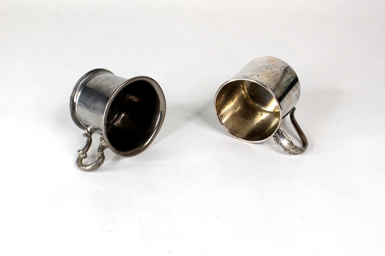 1881 Rogers Oneida Baby Child Cup 1952 Silverplate Woodman Cook Lot of ...