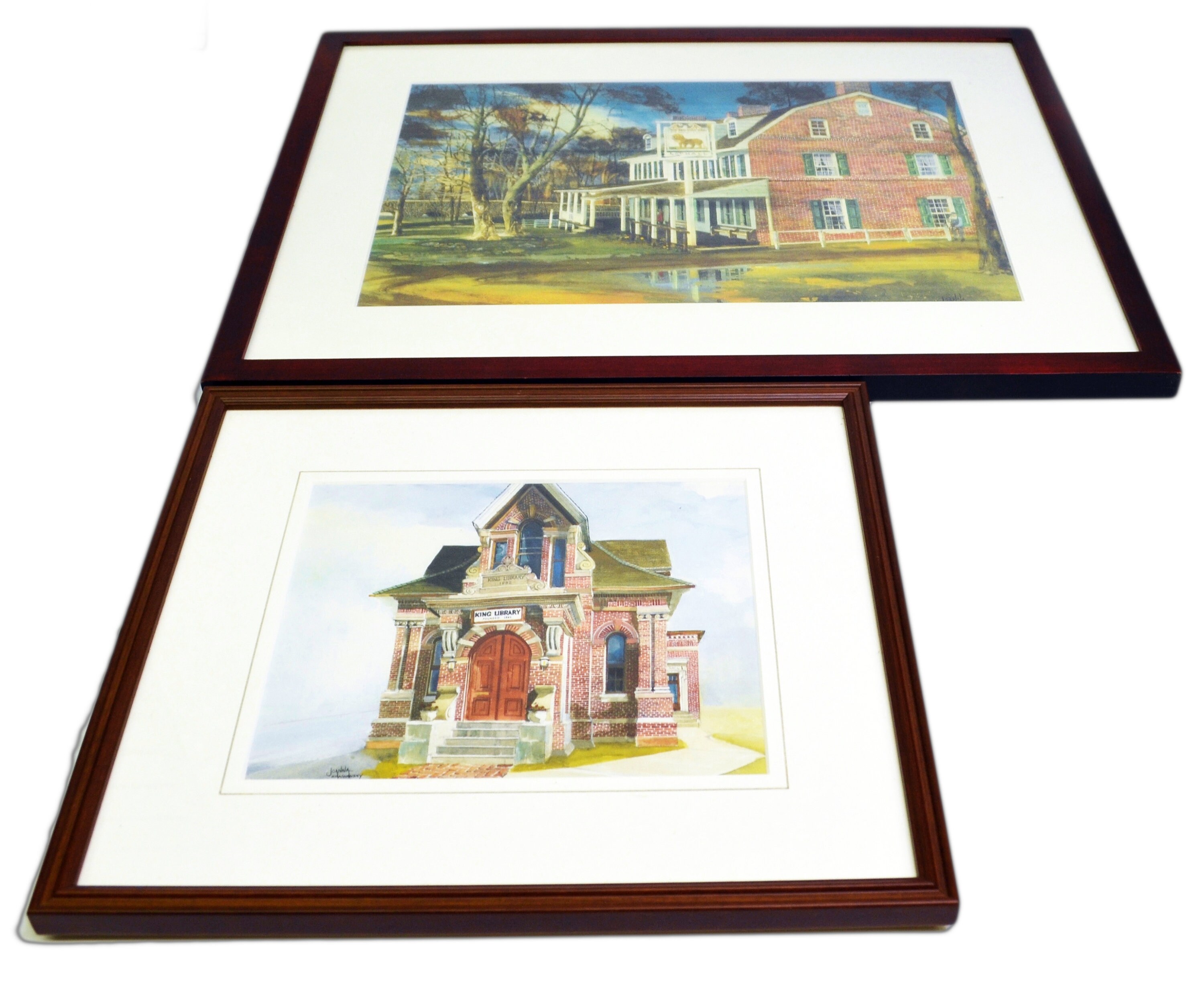 Joanna Krasnansky Prints Colonial Architecture Library Red Lion Inn ...