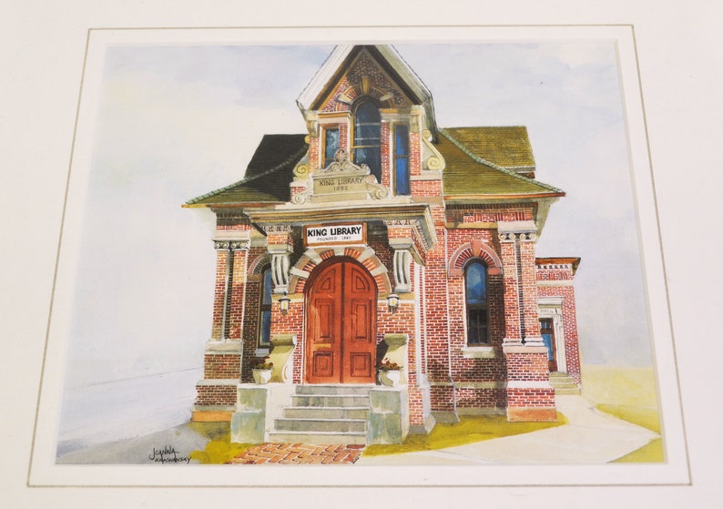 Joanna Krasnansky Prints Colonial Architecture Library Red Lion Inn ...