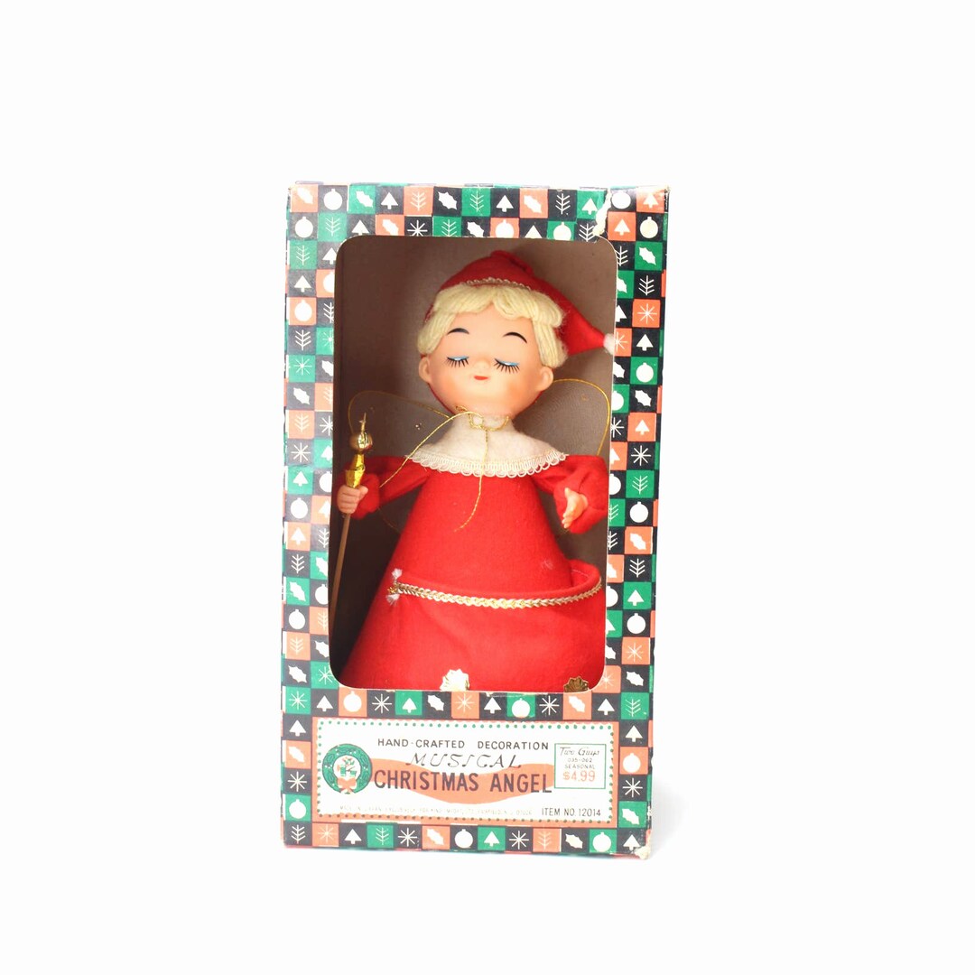 Musical Christmas Angel No 12014 Handcrafted Japan MCM Holiday - Etsy