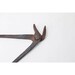 Antique Blacksmith Tongs Farrier Tools Hand Forged Primitive Bench Made ...