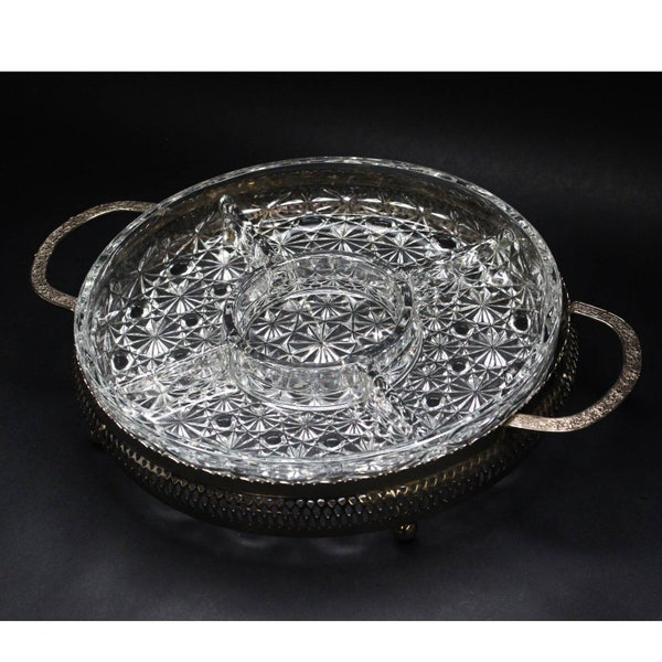 Cut Glass Tray - Etsy