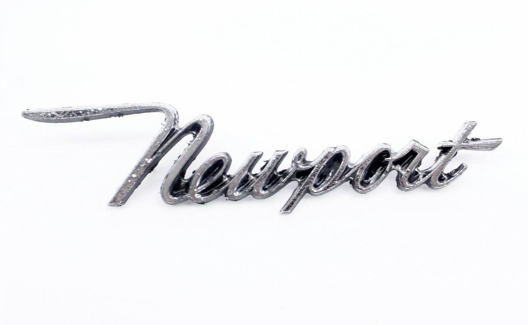 Original Chrysler Newport Script Emblem Car Badge 3505788 - Etsy