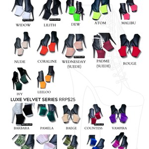 7" PLATFORM PROTECTOR - Open Toe TOOB Various Colours / Styles Pole ...