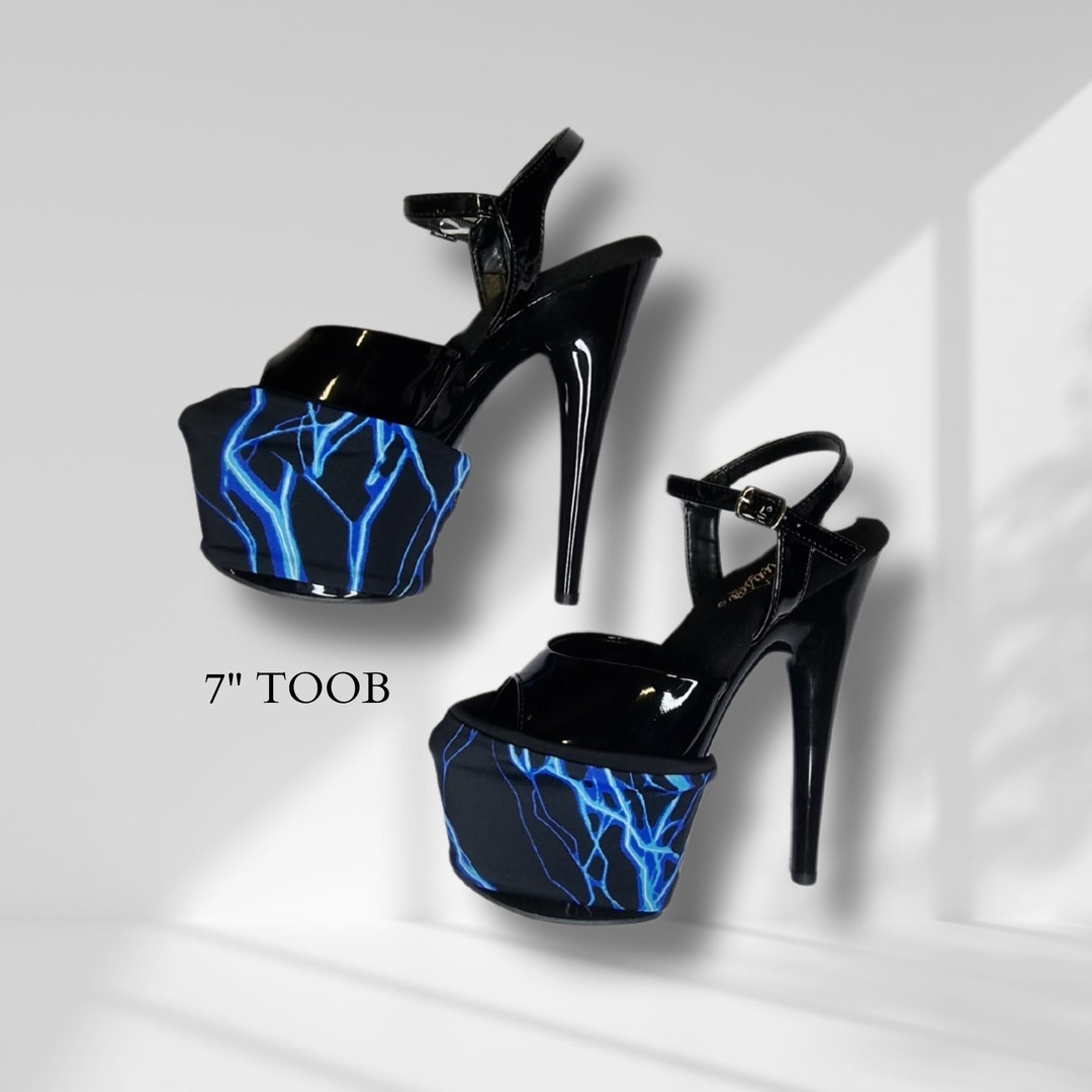 7" PLATFORM PROTECTOR - Open Toe TOOB Various Colours / Styles Pole ...