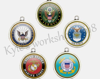 Military Charms - Etsy