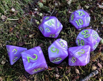 Dnd Dice Set / Pink Peach White spectral Blade D&D - Etsy