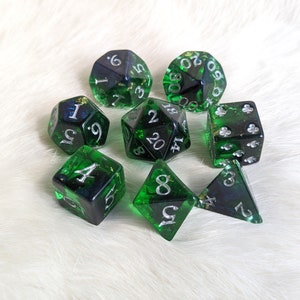 Shadowy Forest Dnd Dice Set, Polyhedral Dice, D&D Dice, Dungeons and ...
