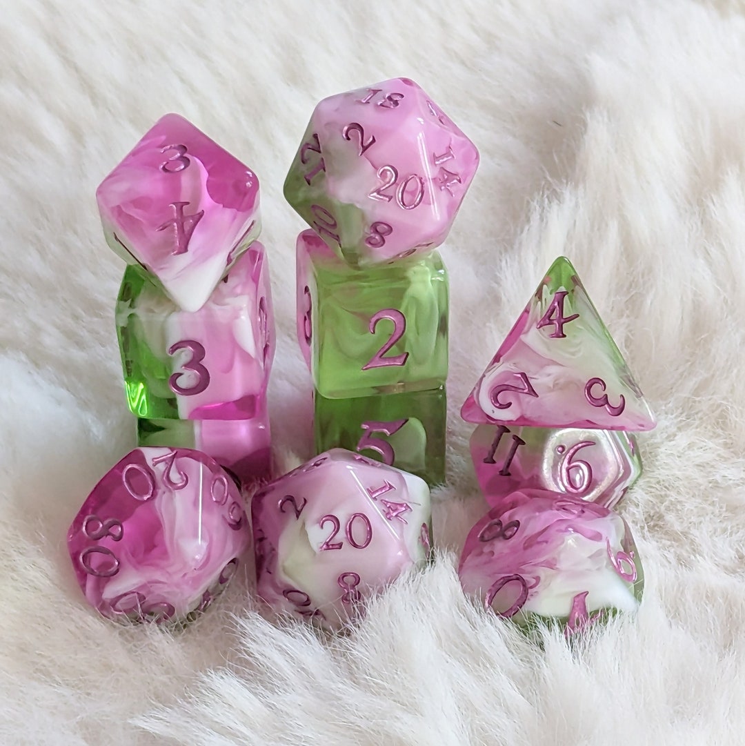 Bardic Inspiration 11 Piece Dnd Dice Set, Polyhedral Dice, D&D Dice ...
