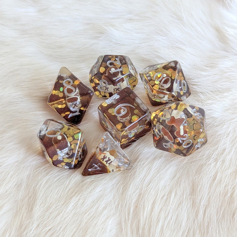 Tavern Quest Dnd Dice 7 Pc Set, Polyhedral D&D Dice, Dungeons and ...
