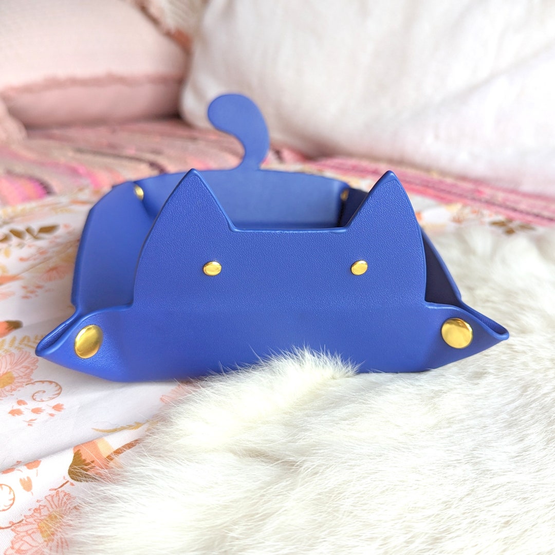 Indigo Cat Shaped Dice Tray. Folding Dice Tray, Dnd Dice Tray. Dice ...