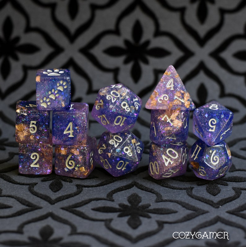 Psychic Blade TTRPG Dice Set Polyhedral Dice D&D Dice - Etsy