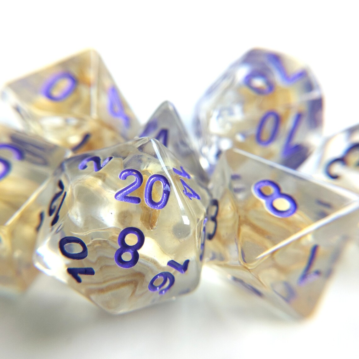 Wheat Dnd Dice Set Polyhedral Dice D&D Dice Dungeons and | Etsy