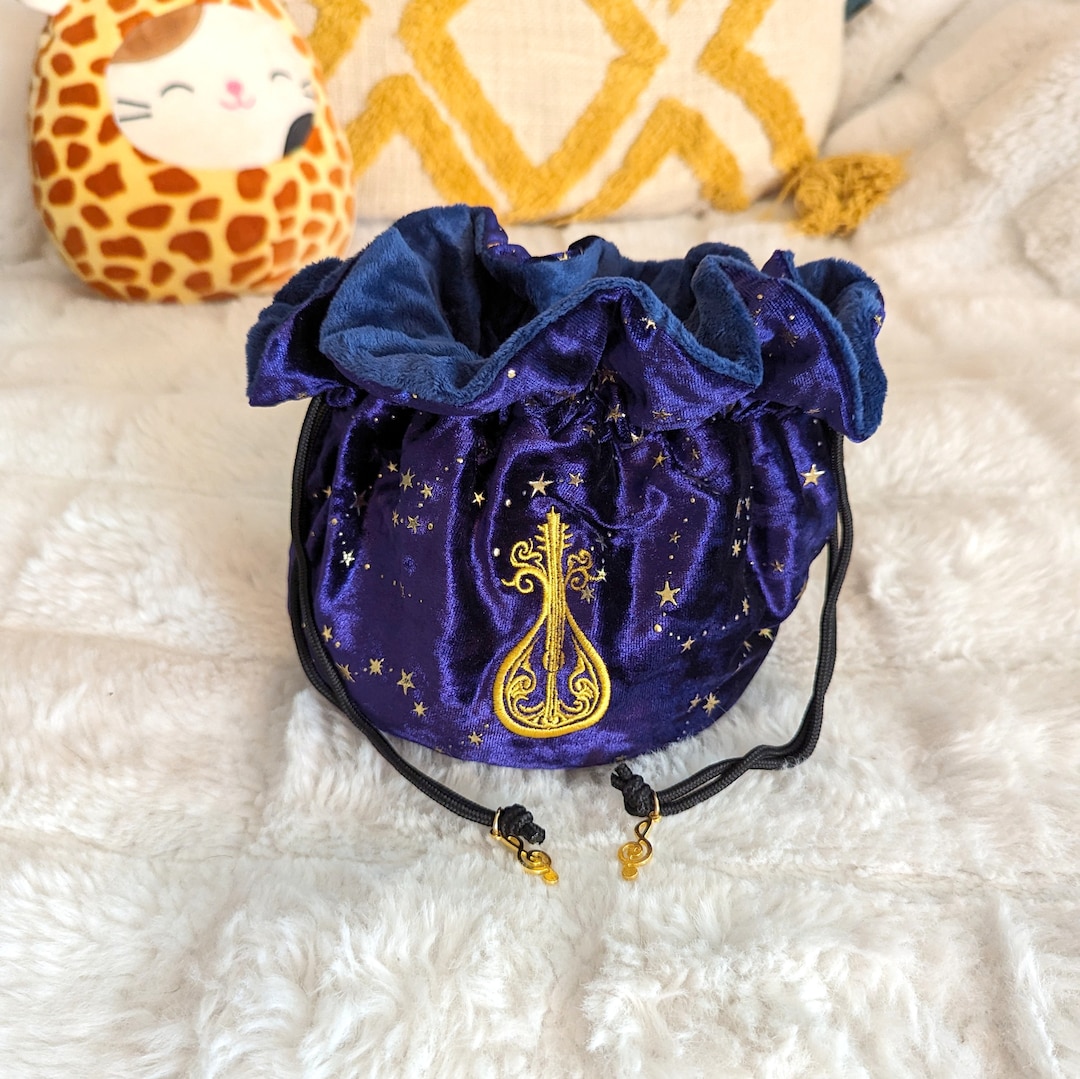 Bard Multi Pocket Dice Bag. Transportable Dice Storage for TTRPG Dice ...