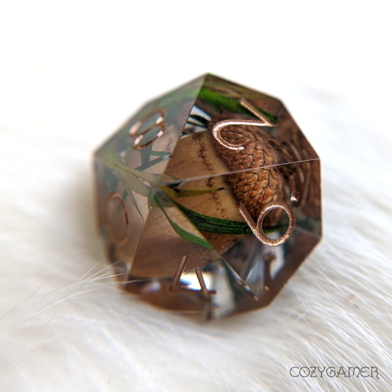 Acorn Dnd Dice Set D&D Dice Sharp Edge Dice Dungeons and - Etsy UK