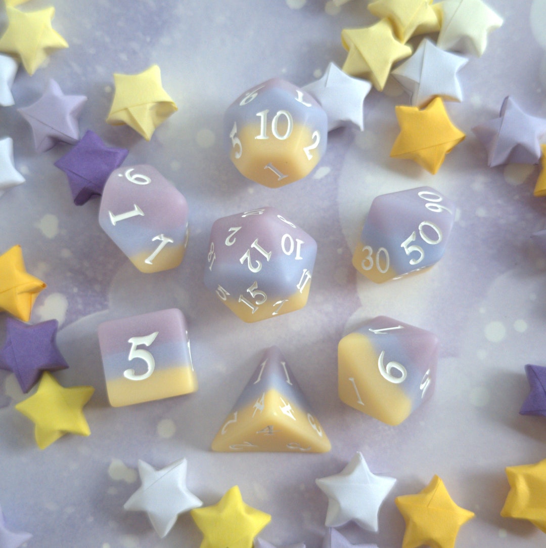Dusk Dnd Dice Set Polyhedral Dice Dandd Dice Dungeons And Dragons 