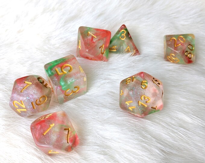 Goodberry Dnd Dice Set, Polyhedral Dice, D&D Dice, Dungeons and Dragons ...