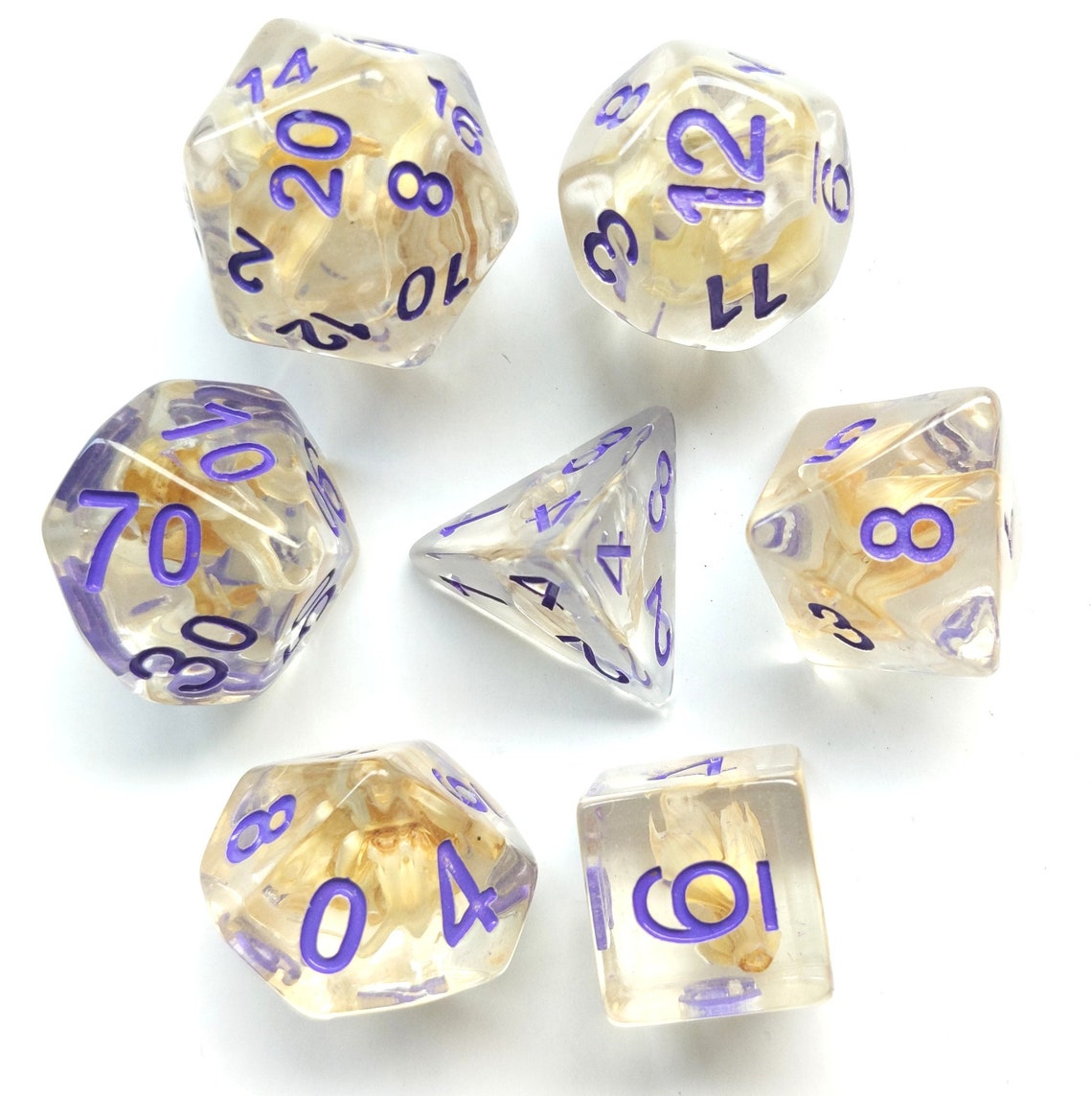 Wheat Dnd Dice Set Polyhedral Dice D&D Dice Dungeons and | Etsy