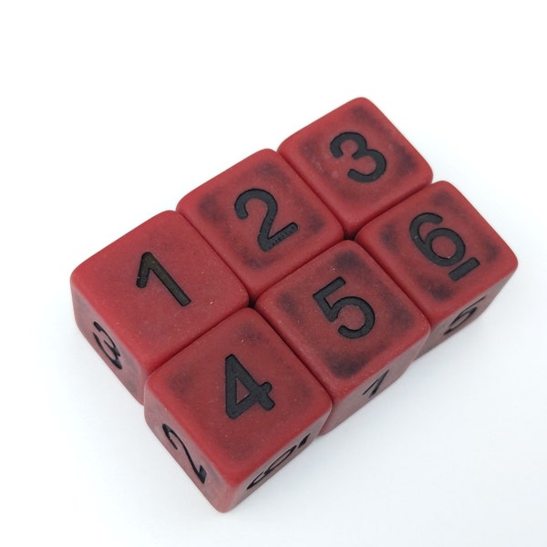 D6 Dice - Etsy