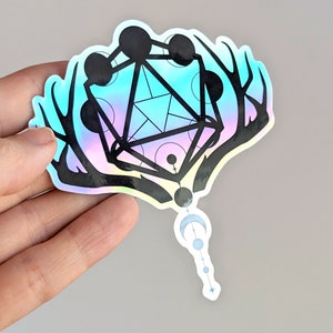 Dnd Class Sticker. TTRPG Class Symbol With D20, Dungeons and Dragons ...