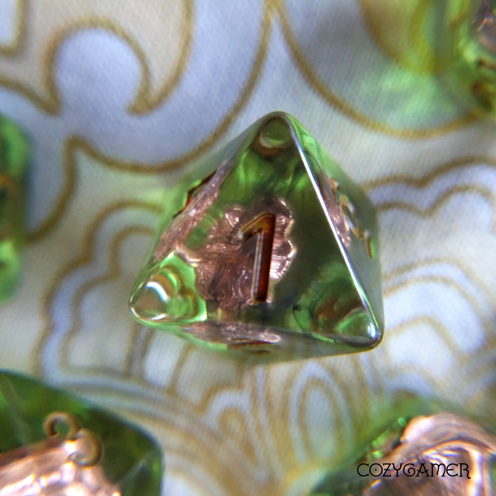 Druid's Wolf DnD Dice Set Polyhedral dice D&D dice | Etsy