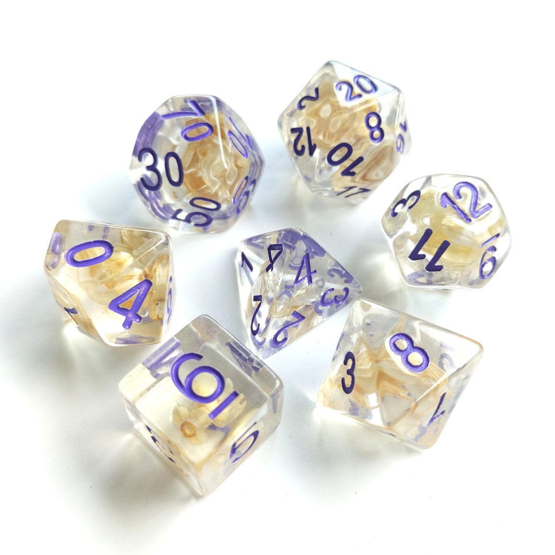 Wheat Dnd Dice Set Polyhedral Dice D&D Dice Dungeons and | Etsy