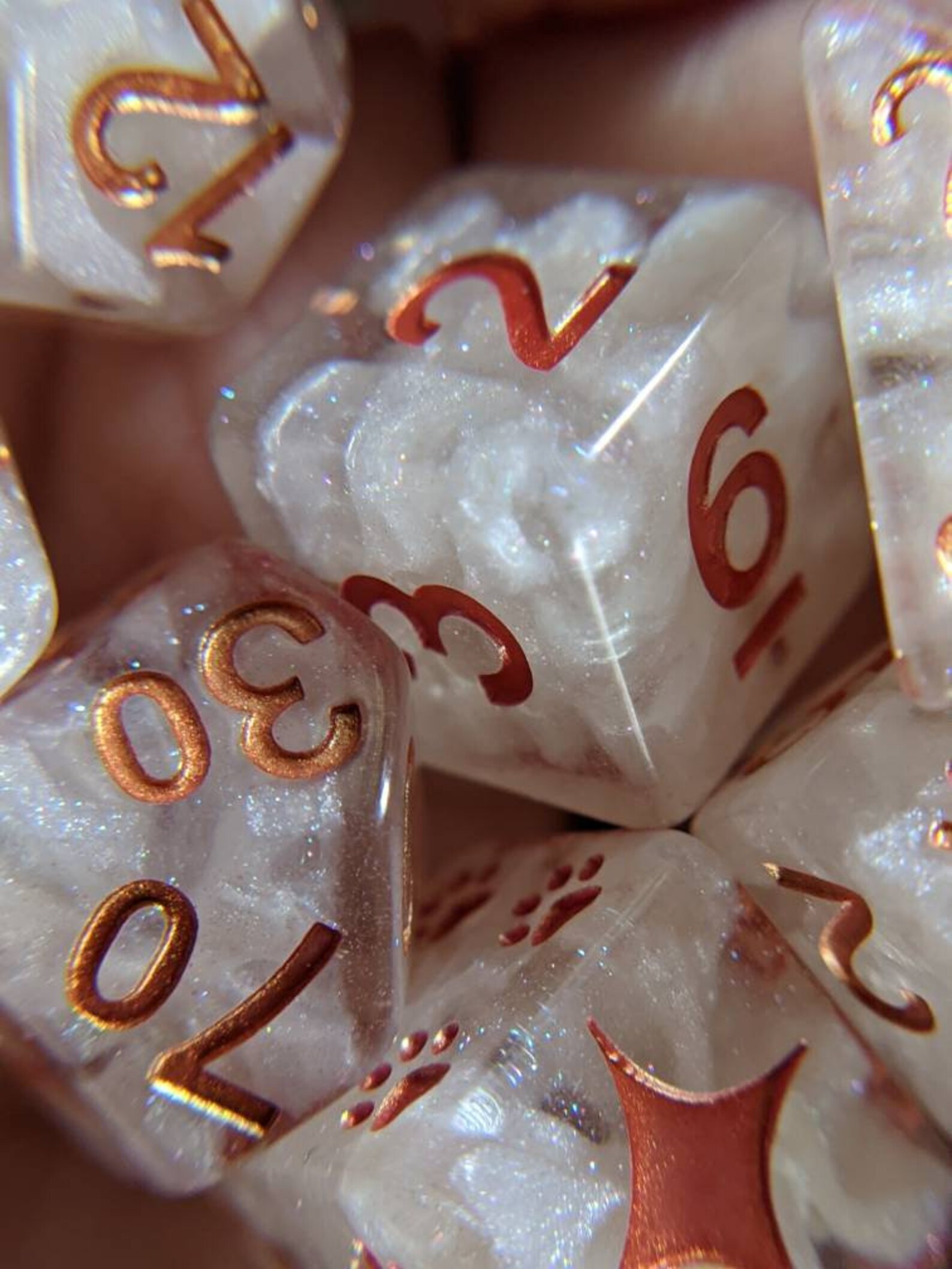 Holy Nexus Dice Set Polyhedral Dice TTRPG D&D Dice - Etsy