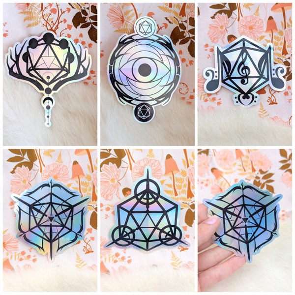 Dnd Class Stickers - Etsy