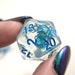 Blue Flower Dnd Dice Set Polyhedral Dice D&D Dice Dungeons - Etsy