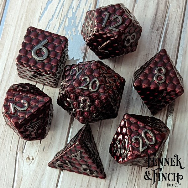 Metal Dnd Dice Dragon - Etsy